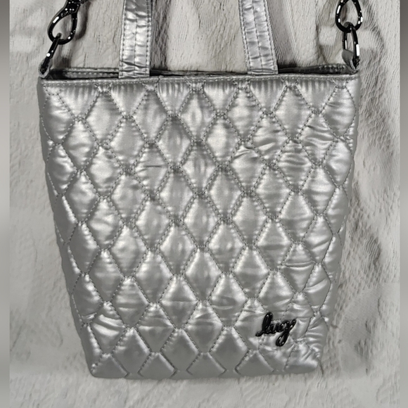 lug | Bags | Lug Silver Quilted Tip Toe Mini Bag | Poshmark